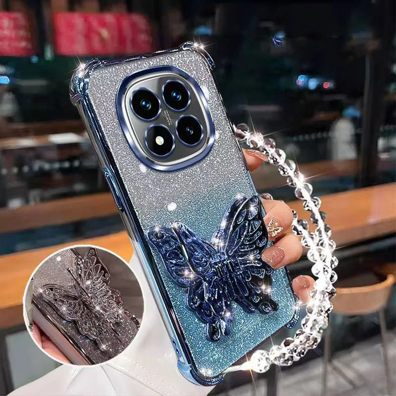 Shockproof Glitter Plating Case for Xiaomi Redmi Note 14 Pro Plus 14S ...