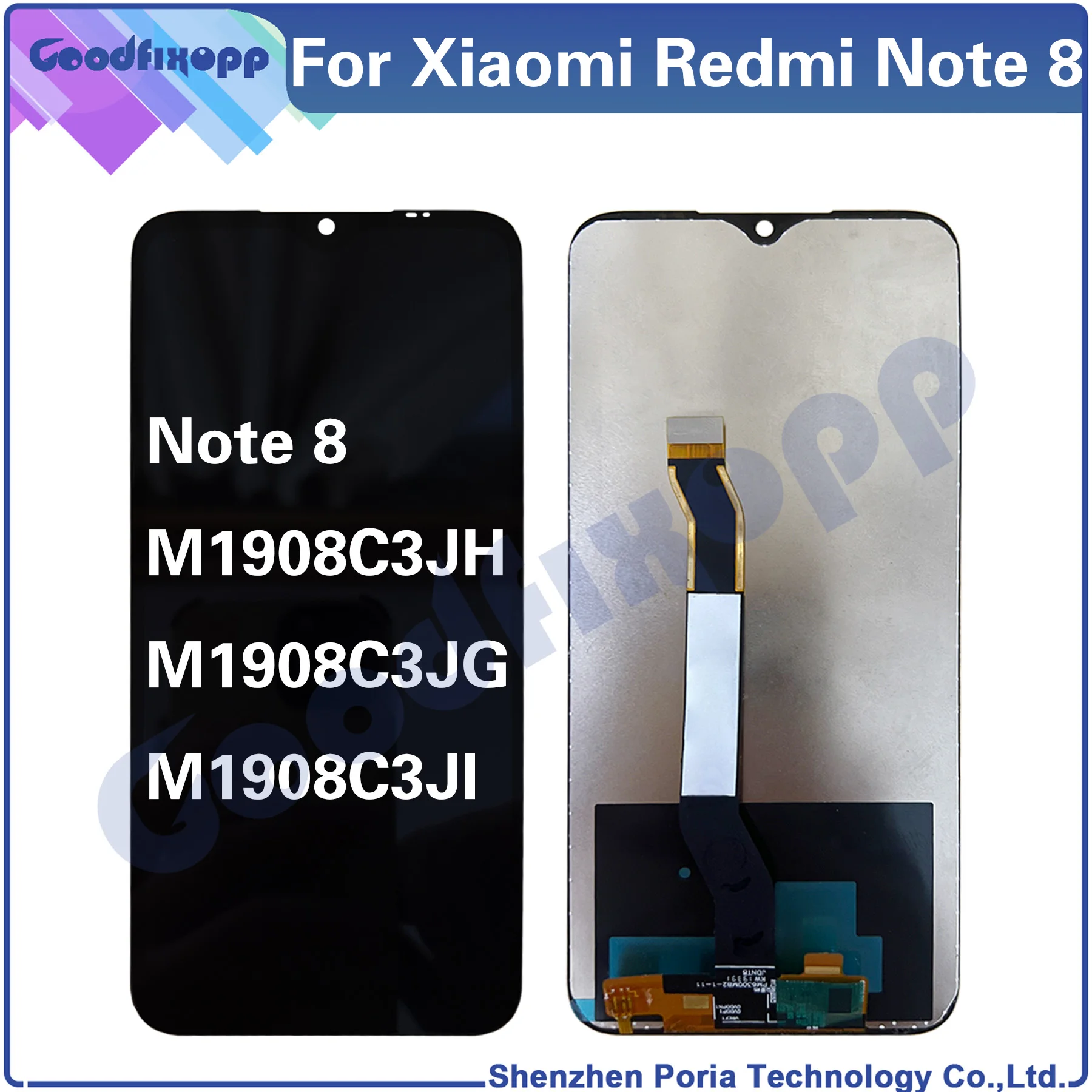 For-Xiaomi-Redmi-Note-8-M1908C3JH-M1908C3JG-M1908C3JI-Note8-LCD-Display ...
