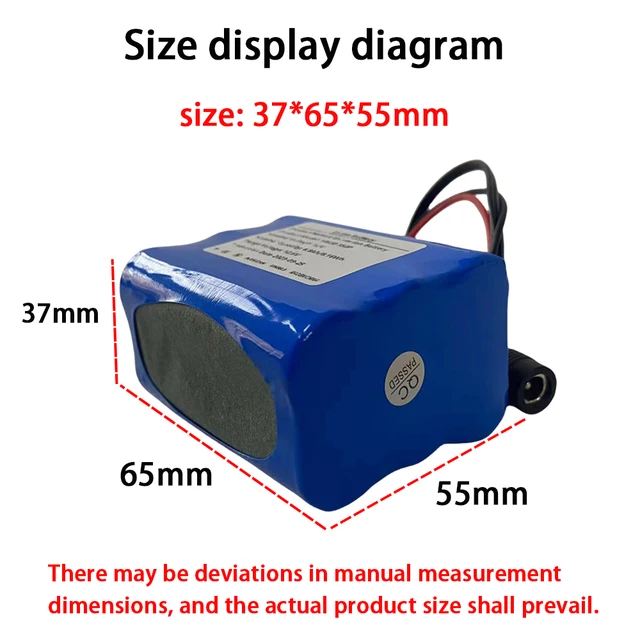 Wholesale Custom 3S2P 12V 6800mah Battery 18650 Li-Ion 12.6V Batteries ...
