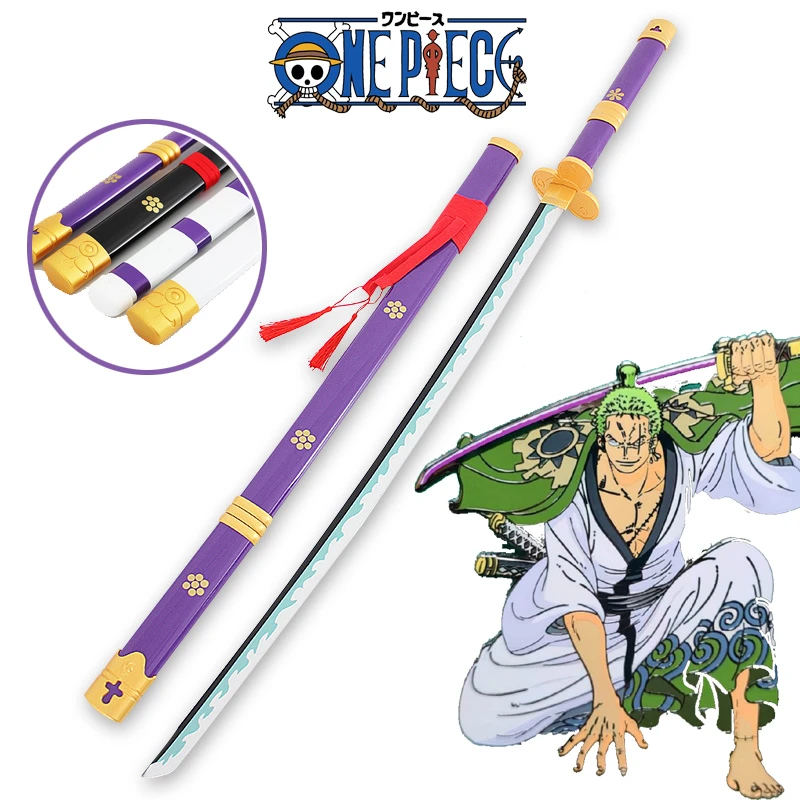 75cm One Piece Katana Sword Roronoa Zoro Cosplay Nichirin Blade Knife ...