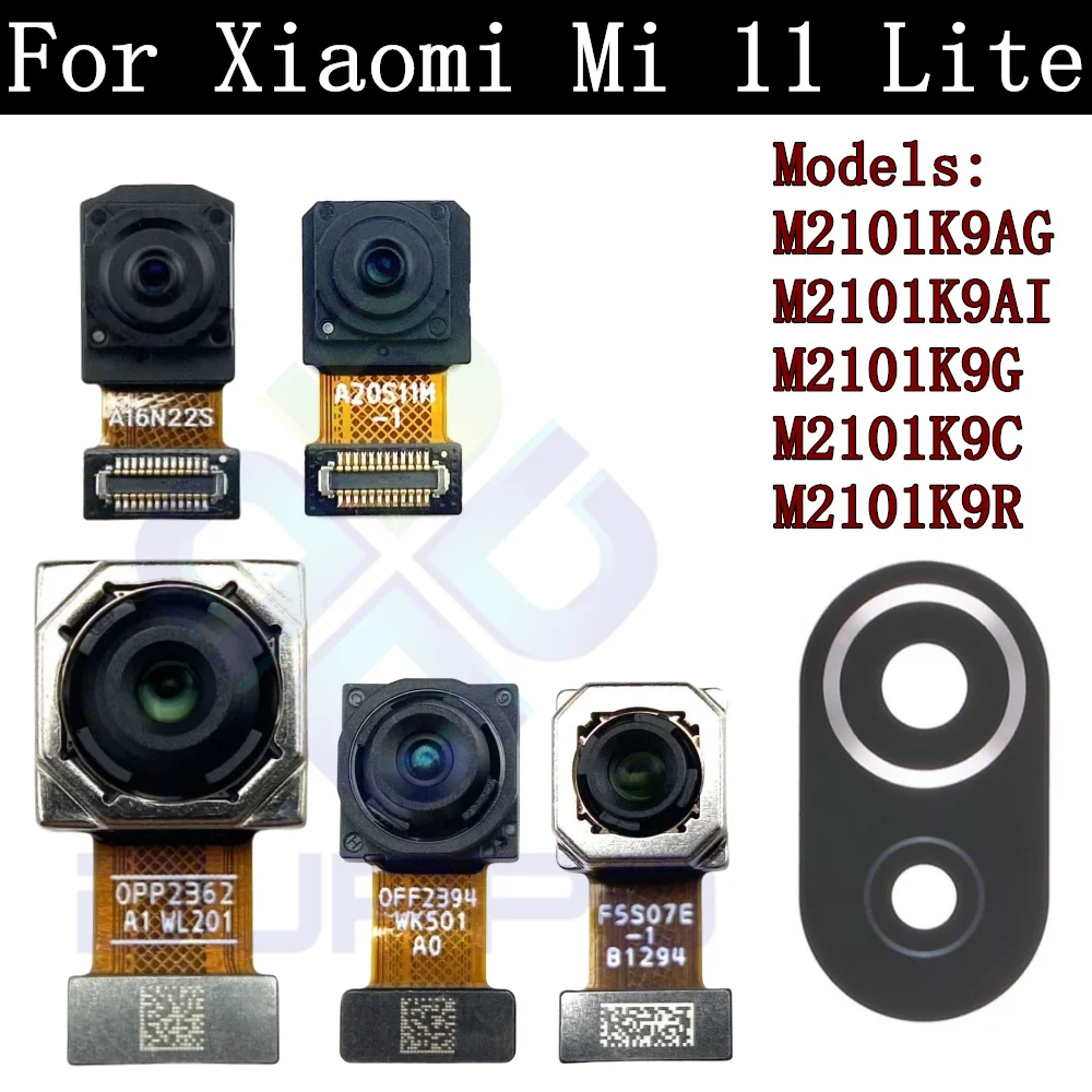 Original-c-mera-traseira-Flex-cabo-para-Xiaomi-Mi-11-Lite-frente-Selfie ...