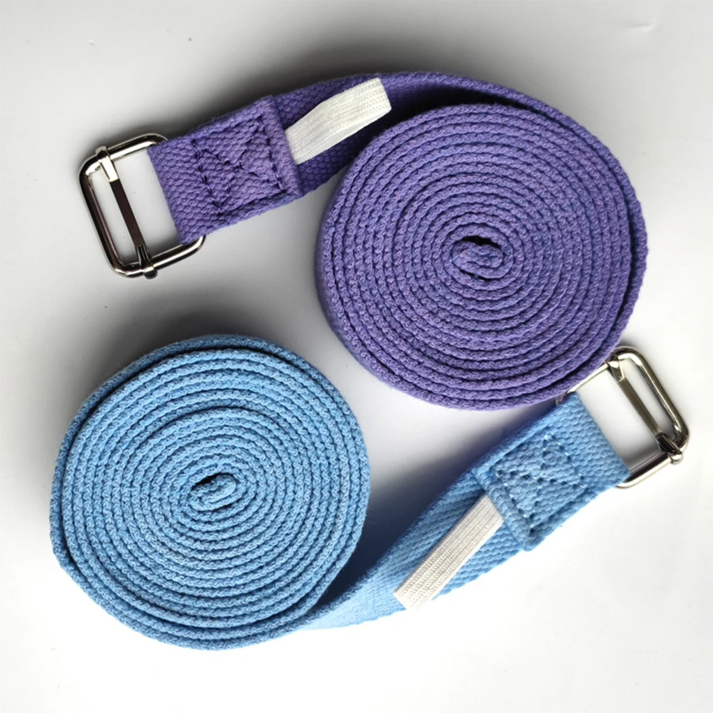 2-Made-With-Pure-Cotton-Yoga-Strap-Belt-For-Maximum-Comfort-And ...