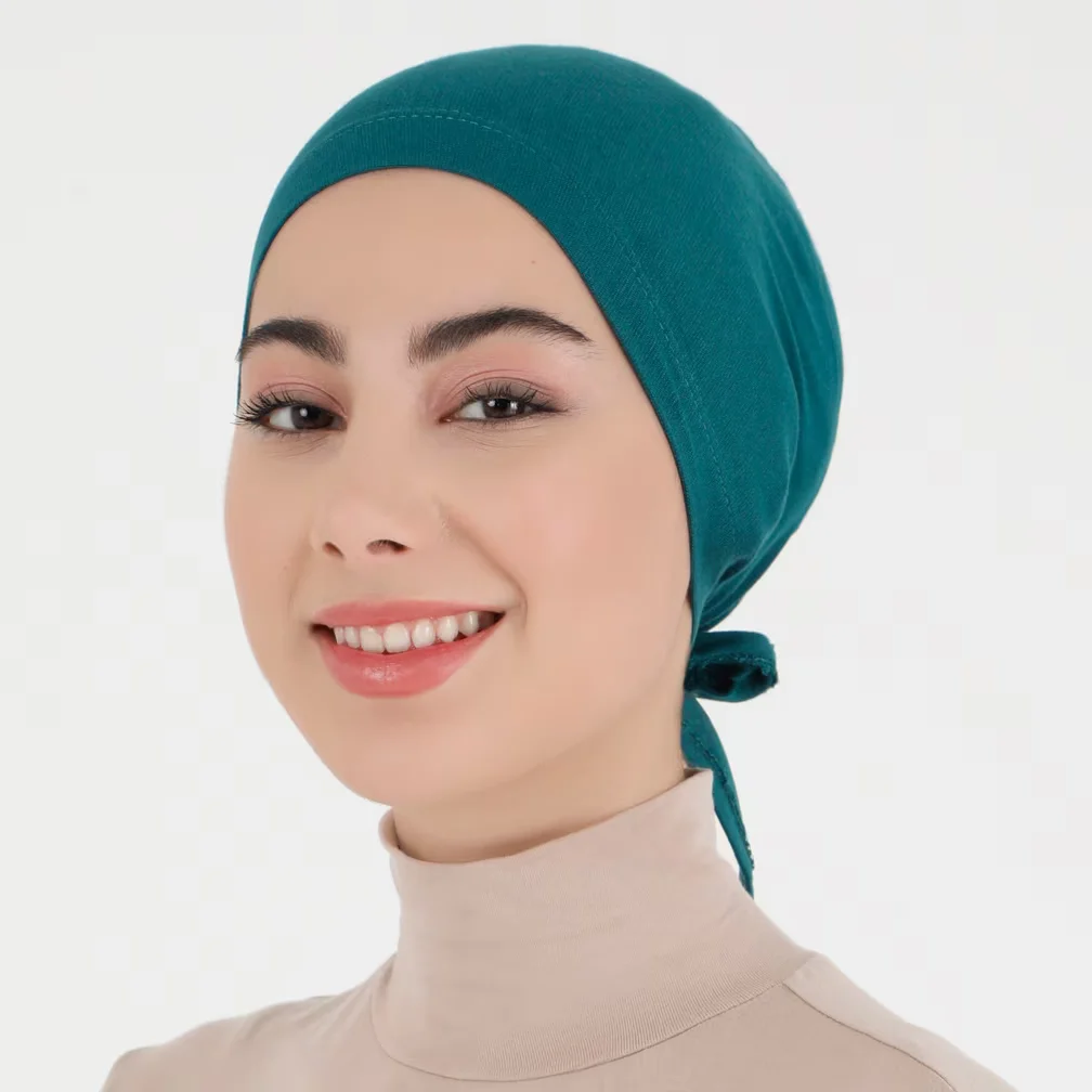 Muslim-Inner-Hijab-Cap-No-Silp-Breathable-Women-Under-Caps-Elastic ...