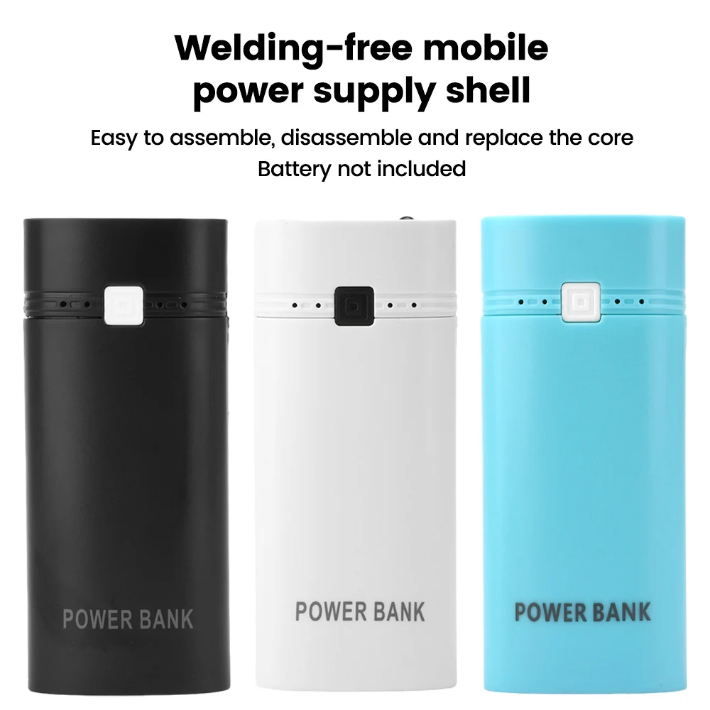 2-Slot-18650-Battery-Power-Bank-Kit-Detachable-Design-With-Indicator ...