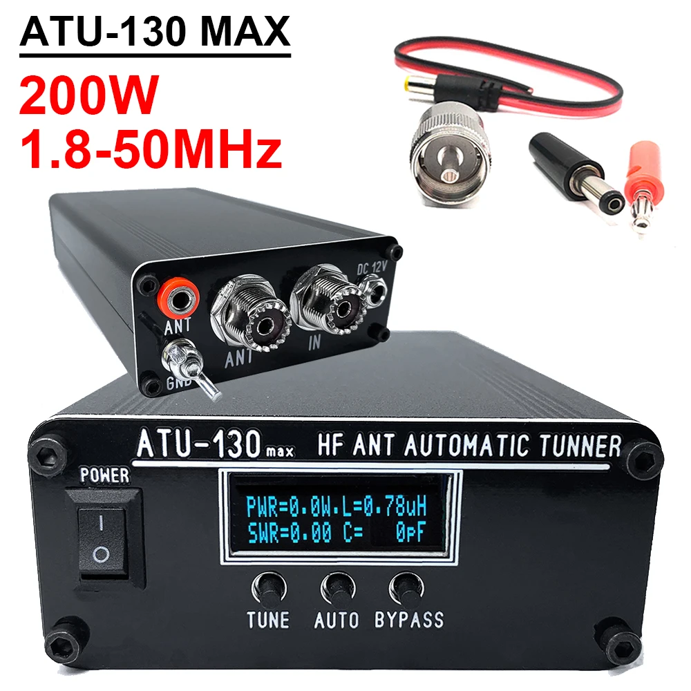 ATU-130-MAX-1-8-50MHz-200W-Automatic-Antenna-Tuner-Miniature-Shortwave-Antenna-Tuner-Update ...