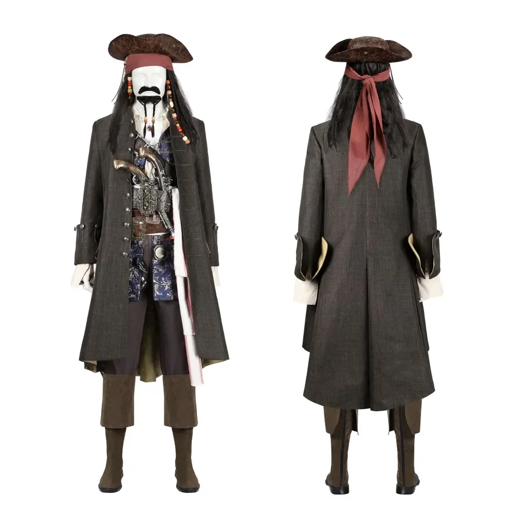 Jack-Sparrow-Cosplay-Costume-Pirates-Of-The-Caribbean-Roleplay-Jacket ...