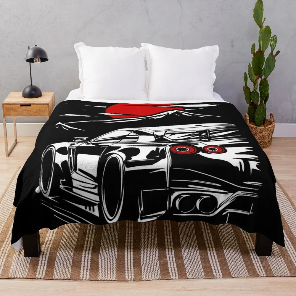 Nissan GT R Nismo Haruna, manta decorativa para cama, manta para ...