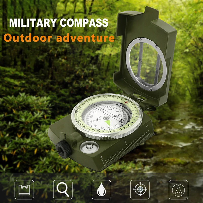 Waterproof-High-precision-Compass-Outdoor-Gadget-Functional-Metal-Compass-High-precision ...