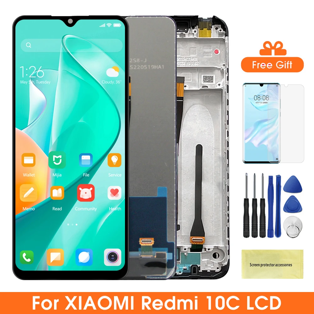 6.71" for Xiaomi Redmi 10C Lcd Display Touch Screen Digitizer ...