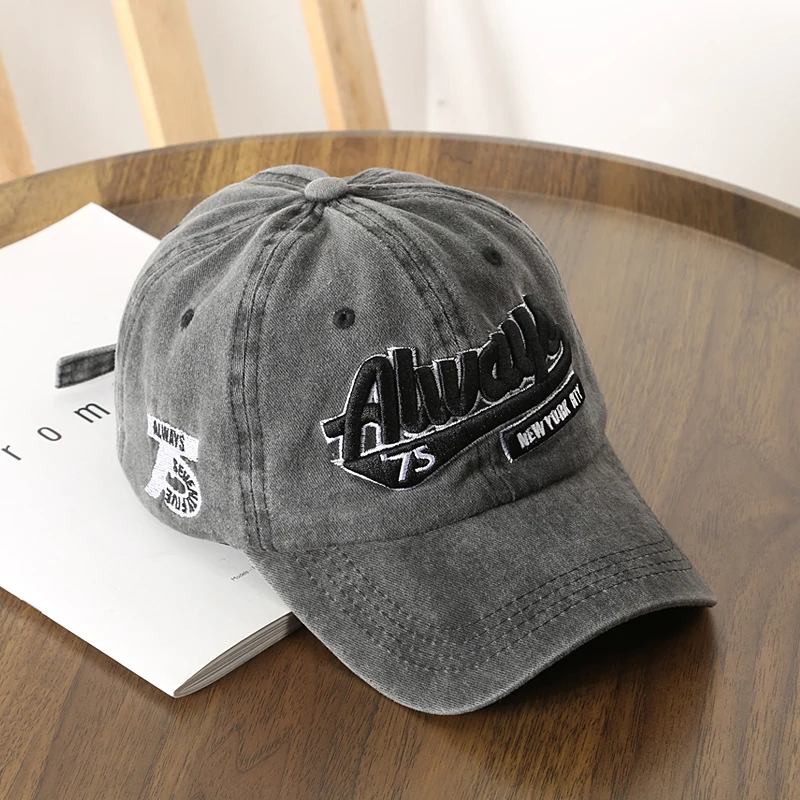 New-Fashion-Outdoor-Sports-Cotton-Baseball-Cap-For-Women-Casual-Retro ...