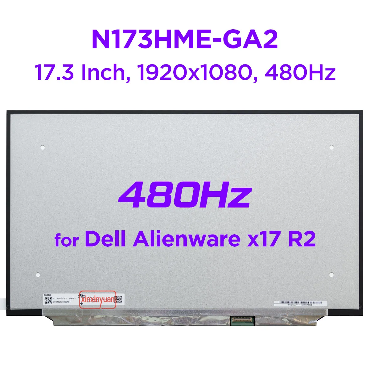 New-Original-N173HME-GA2-480Hz-for-Dell-Alienware-x17-R2-17-3-Laptop ...