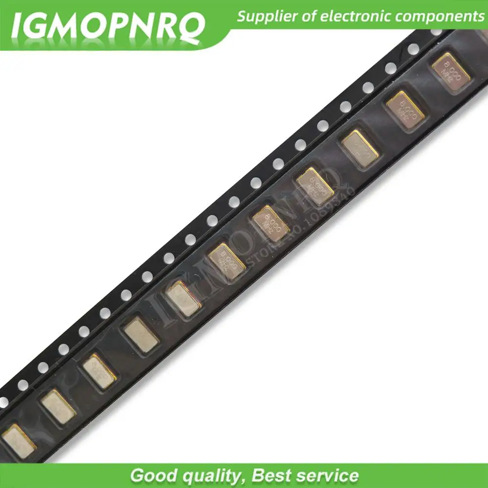 10PCS 5032 Metal SMD 4PIN 8.000mhz 8MHZ 10MHZ 11.0592MHZ 12MHZ 16MHZ ...