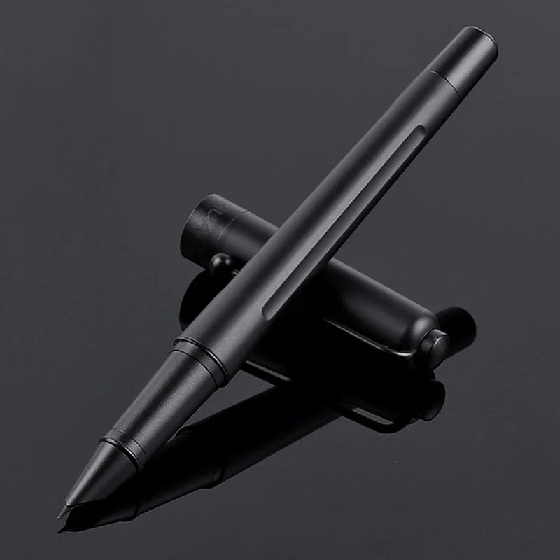 Pluma-estilogr-fica-de-titanio-oculta-negra-de-lujo-0-28-1-2mm ...