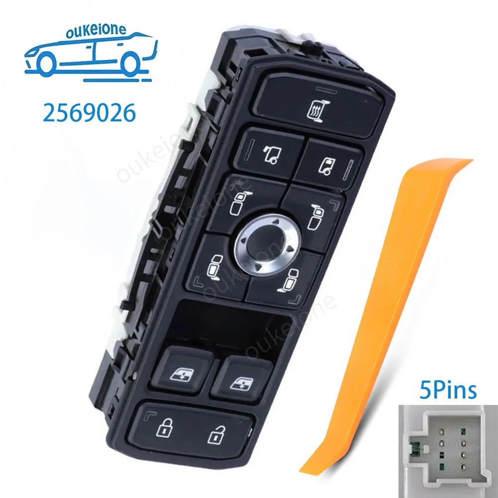 2569026 Left Driver Electric Power Master Window Switch Glass Lifter ...