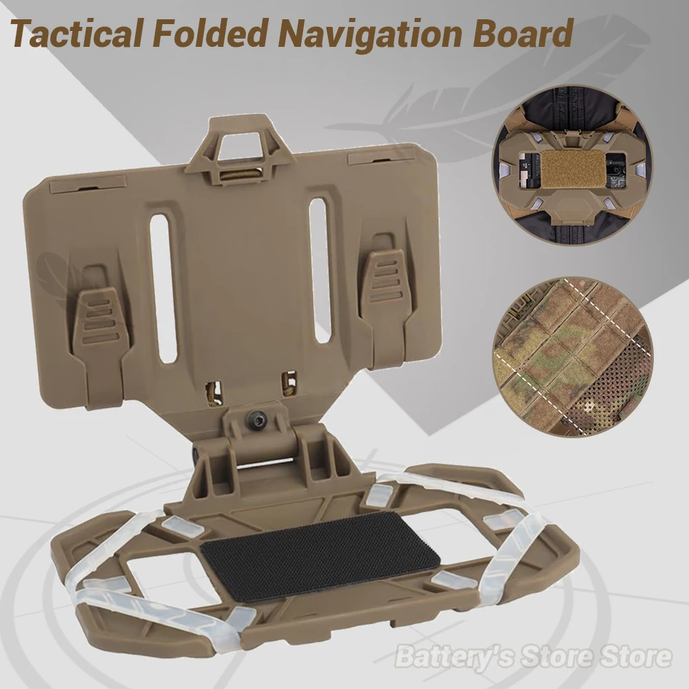 Tactical-Vest-Phone-Holder-Foldable-Cell-Phone-Board-Plate-Molle ...