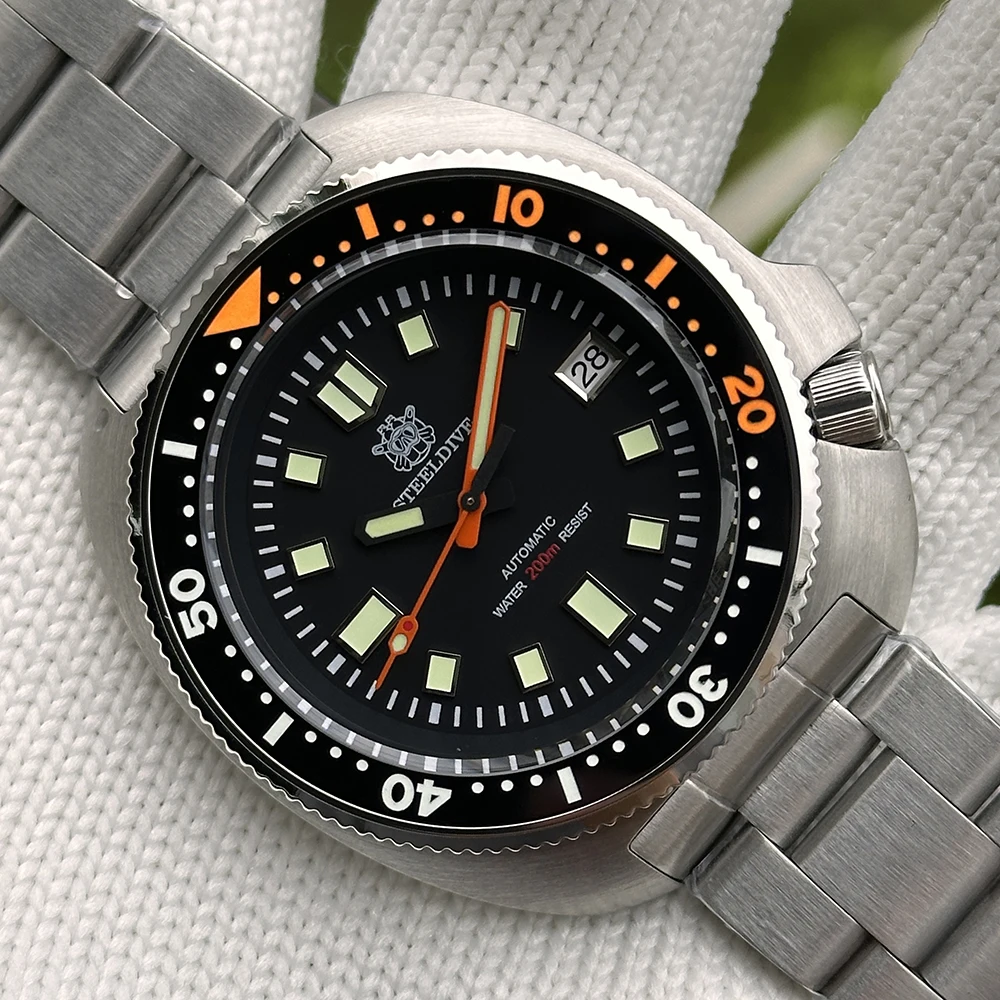 STEELDIVE SD1970C Classic Ceramic Bezel 200M Water Resistant Sapphire ...
