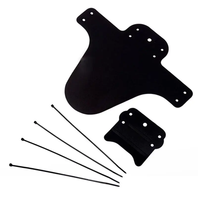 Hot-Sale-Folding-Bicycle-Fender-Plastic-Black-Front-Rear-Bike-Mudguard ...