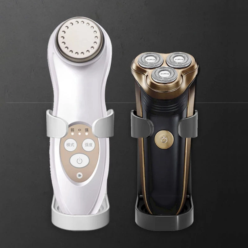 Electric-Shaver-Razor-Wall-Mounted-Holder-Traceless-Toothbrush-Stand ...
