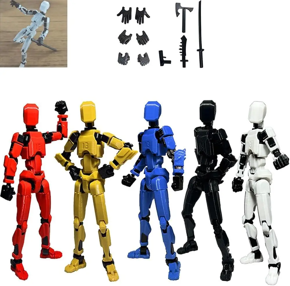 Titan-13-Action-Figure-T13-Action-Figure-Multi-Jointed-Movable-Lucky-13 ...