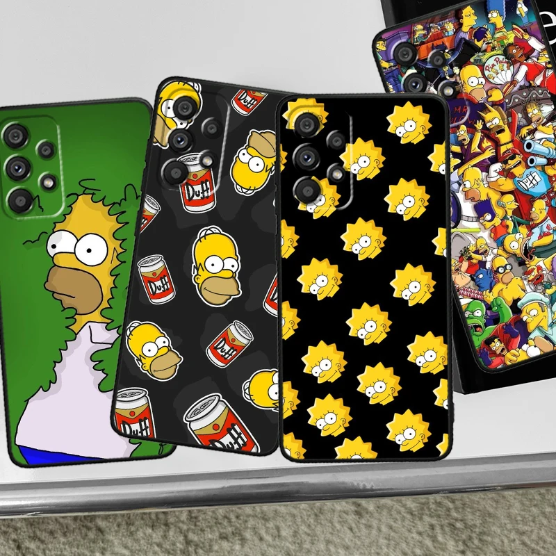 Disney-Comic-Simpson-para-Samsung-Galaxy-A73-A72-A55-A54-A53-A52S-A34 ...