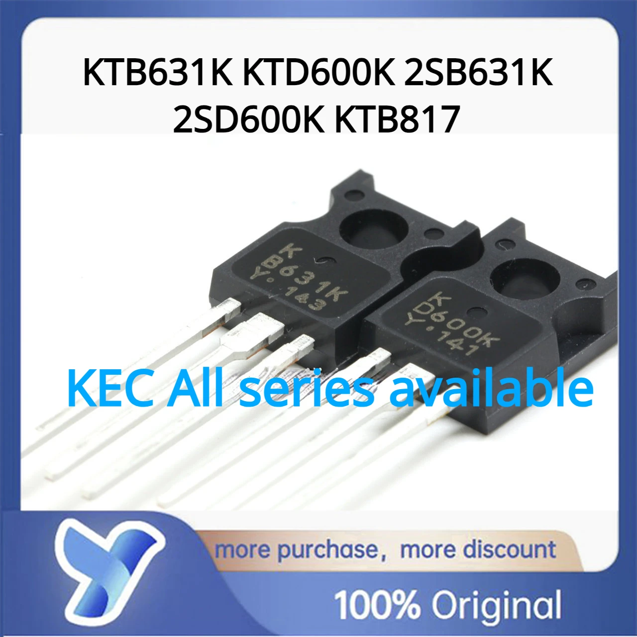 Transistor-de-voltaje-estabilizado-KEC-KTB631K-KTD600K-2SB631K-2SD600K ...