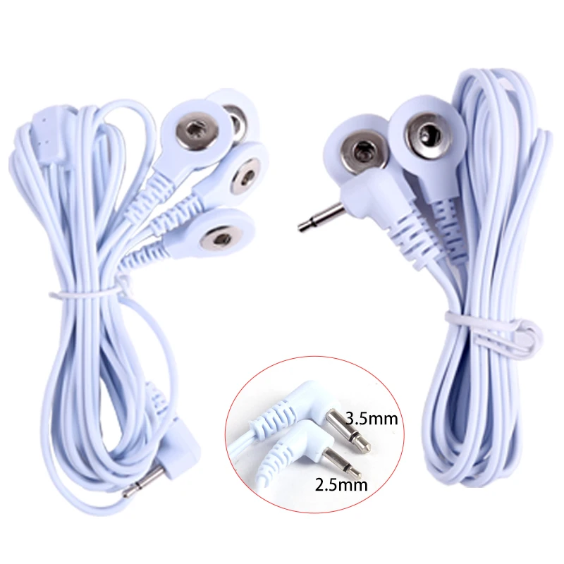 Shop Generic 2 4-Way With 2 Earclips 2.5/3.5mm Plug Electrode Lead ...