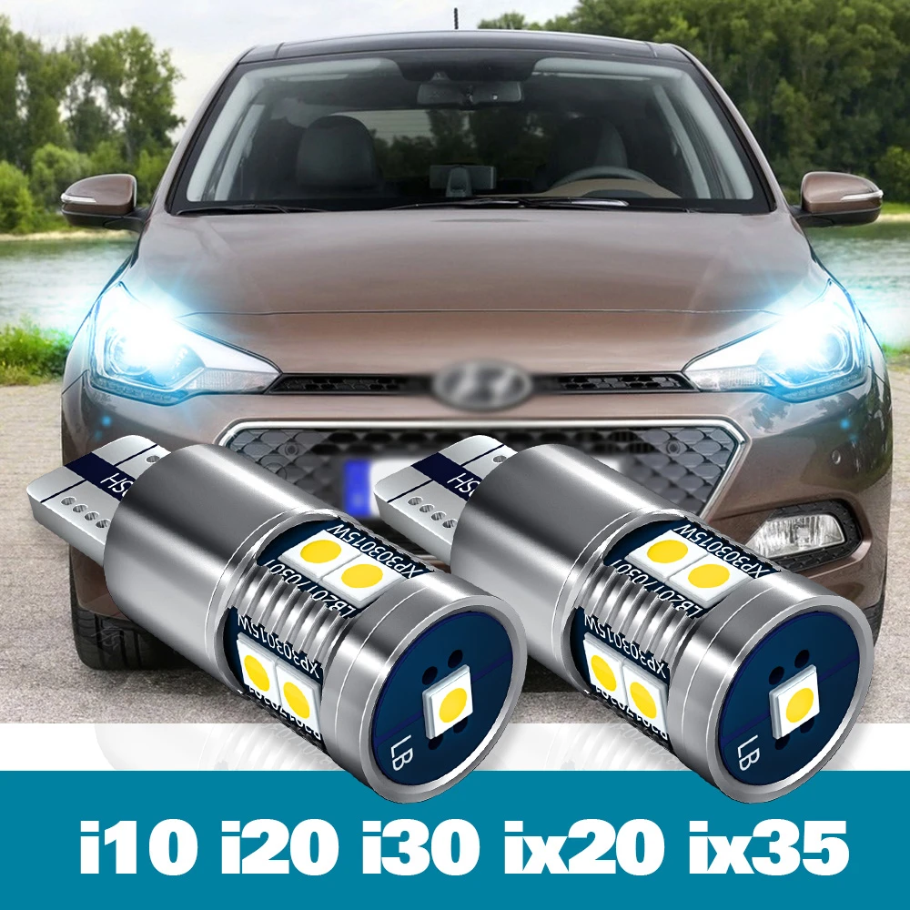 2pcs Led Parking Light For Hyundai I10 I20 I30 Ix20 Ix35 Accessories ...