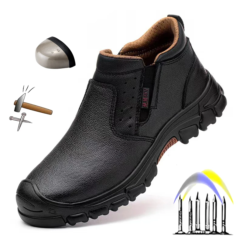 Waterproof-Leather-Safety-Shoes-For-Men-Work-Anti-Scalding-Industrial ...