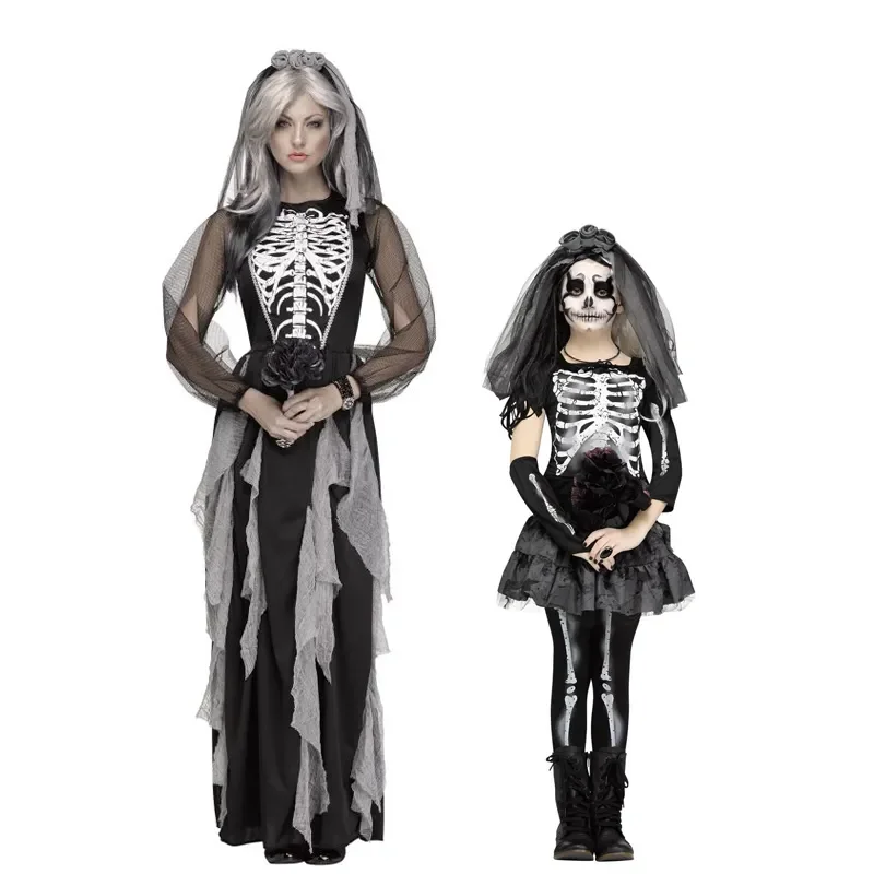 Women-Gothic-Skeleton-Bride-Costume-Girl-Corpse-Bride-Costumes-Scary ...