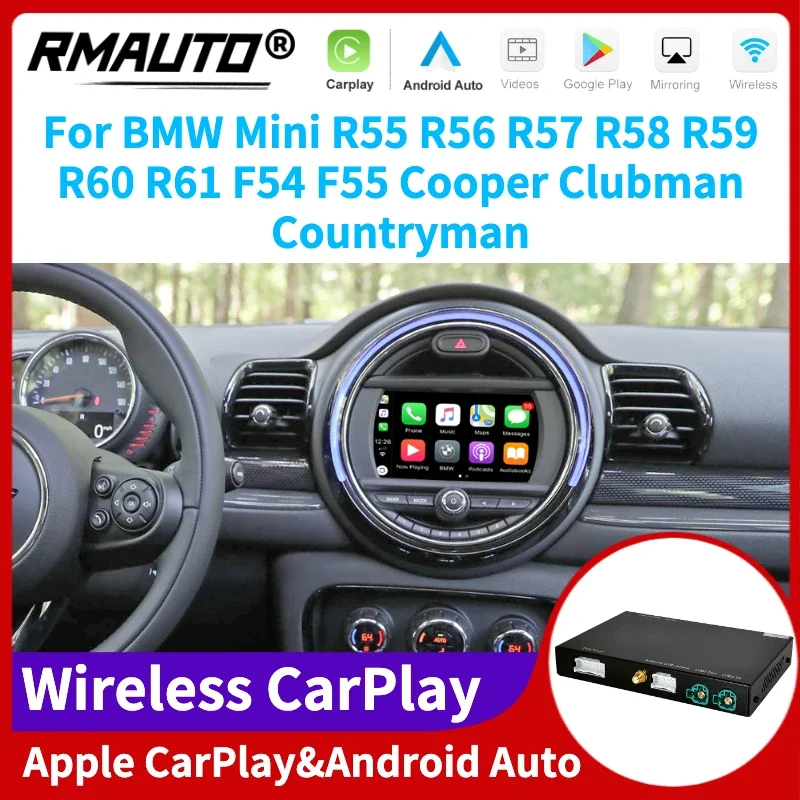 Wireless-Apple-CarPlay-Android-Auto-NBT-CIC-EVO-for-Mini-R55-R56-R57 ...