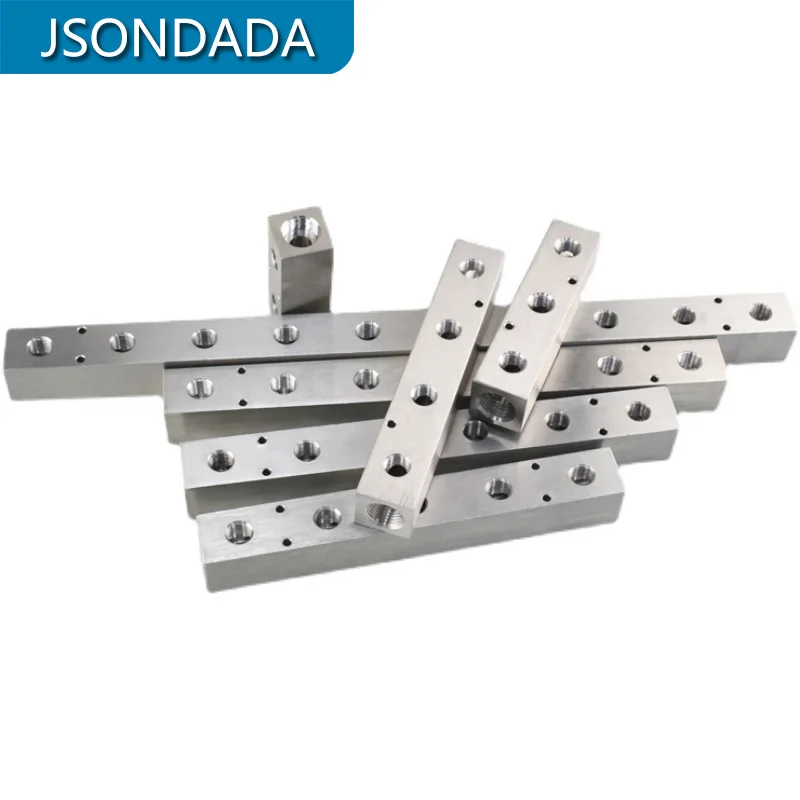 Stainless Steel Hydraulic Manifold Block Manifold Block 1/4" Bsp ...