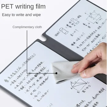 1 Pcs Reusable Whiteboard Notebook Set With Whiteboard Pen Erasing ...