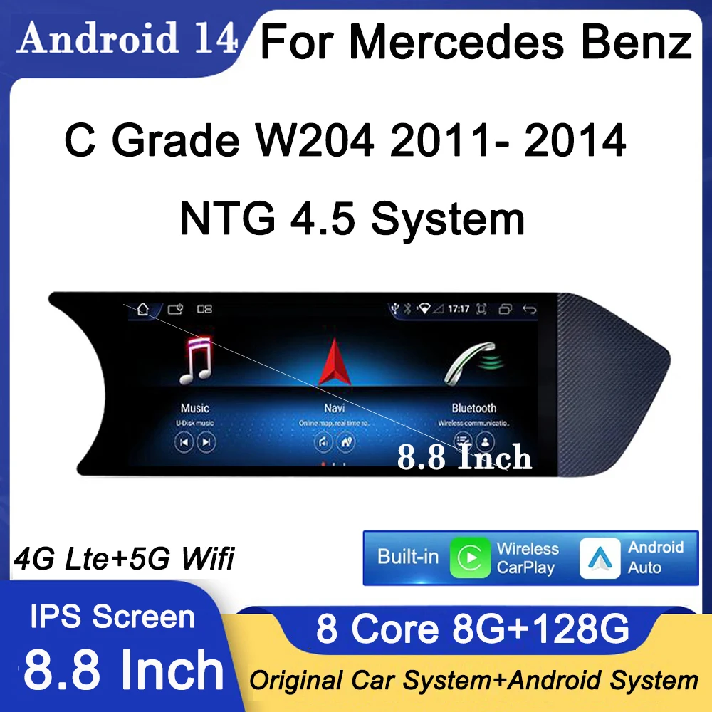 Auto-Navega-o-GPS-Stereo-8-8-Screen-Android-14-r-dio-do-carro-Carplay ...