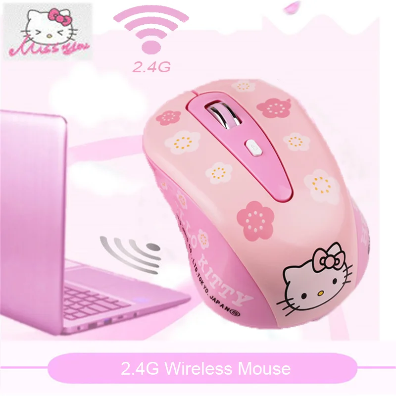Cute-Pink-Optical-Wireless-Mouse-2-4Ghz-Mini-Cat-Design-Ergonomic ...