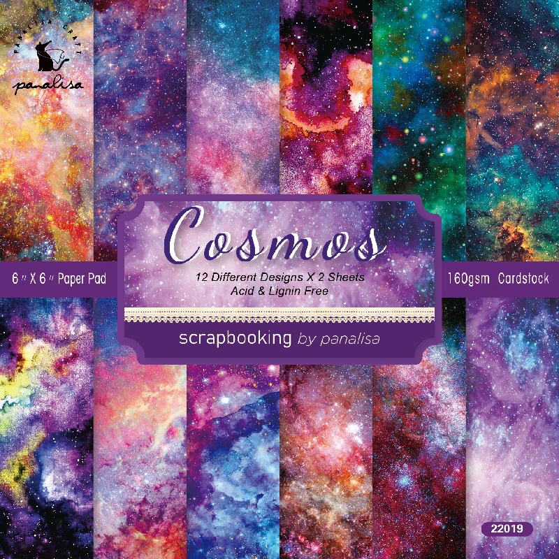 Panalisacraft 24 Sheets 6"x6" Classic Cosmos Scrapbook Paper ...