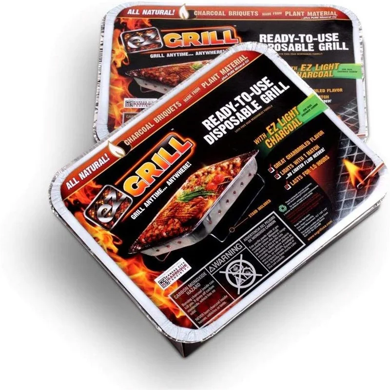 Disposable-Charcoal-Grill-Ideal-for-Camping-and-2-Small-size-Portable ...