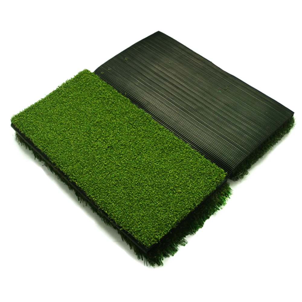 Golf Hitting Mat,3-in-1 Foldable Grass Mat- Practice Tri-Turf Swing ...
