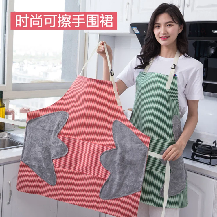 Apron-household-kitchen-waterproof-and-oil-proof-hand-erasable-man-cute ...