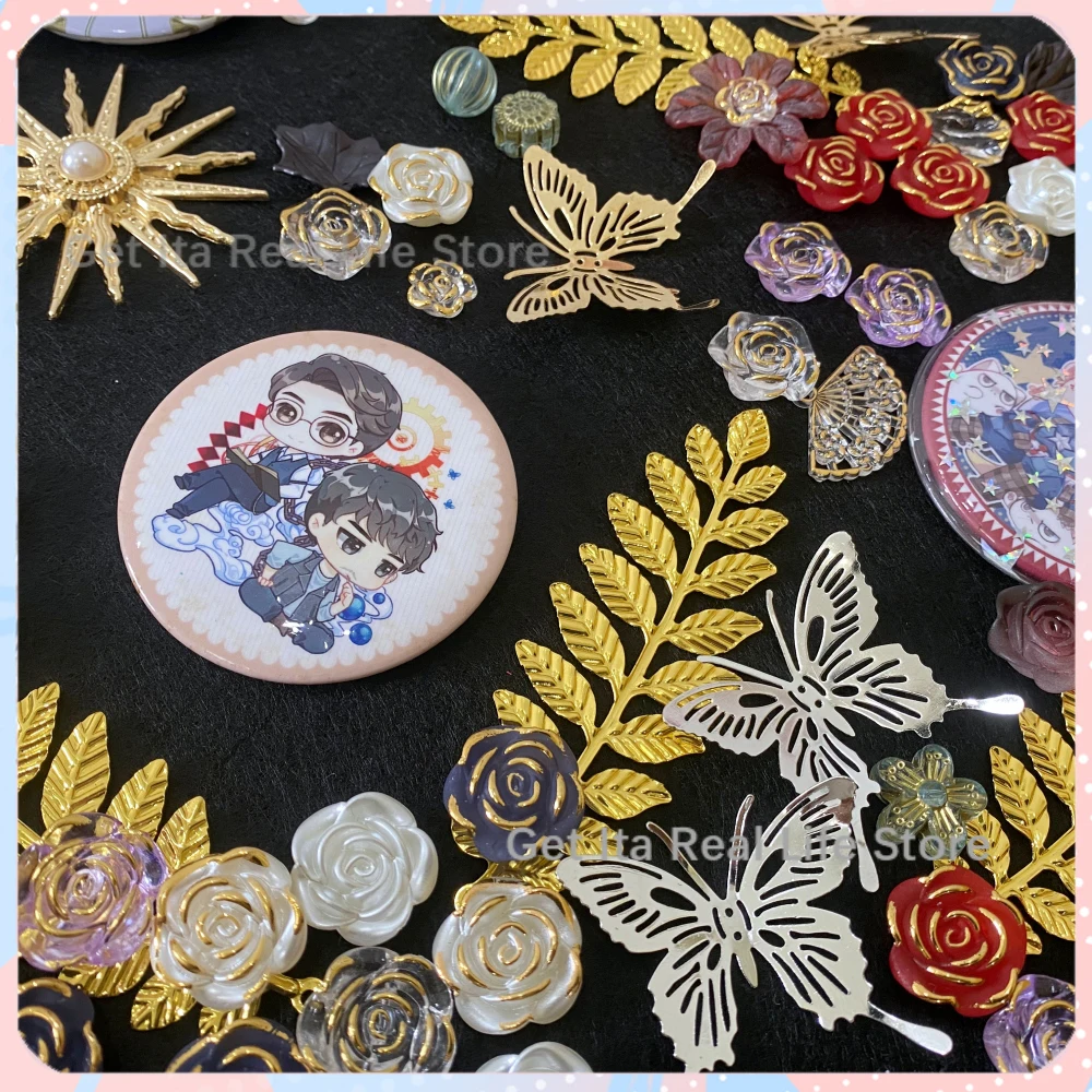 New-Flower-Decoration-for-Ita-Bag-Accessories-Women-Itabag-Badge-Pin ...