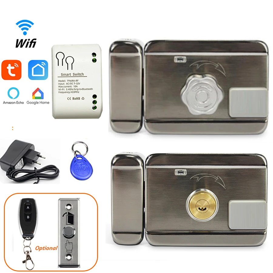 Smart-Electric-Lock-Motor-Lock-With-Tuya-Smart-Wifi-Controler-12V ...