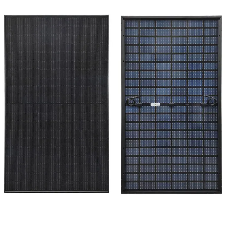 Bifacial-Monocrystalline-All-Black-Solar-Panel-450W-Solar-Plate-Split ...