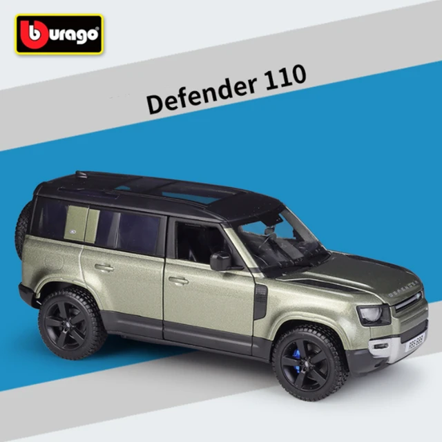 Bburago 1:24 2022 Land Rover Defender 110 SUV Alloy Car Model Diecast ...