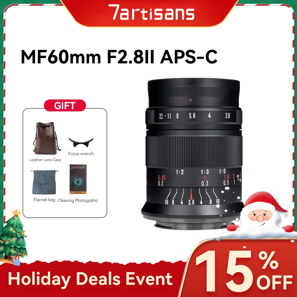 7artisans 7 Artisans 60mm F2.8 Ii Mf Macro Aps-c Lens For Sony E/nikon ...