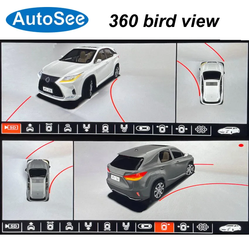 suit-original-OEM-monitor-2024-for-Lexus-RX-360-degree-camera-3D-bird ...