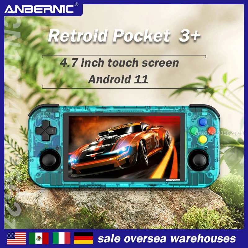 4.7 Inch Touch Screen Retroid Pocket 3+ Handhelds Game Console Android ...