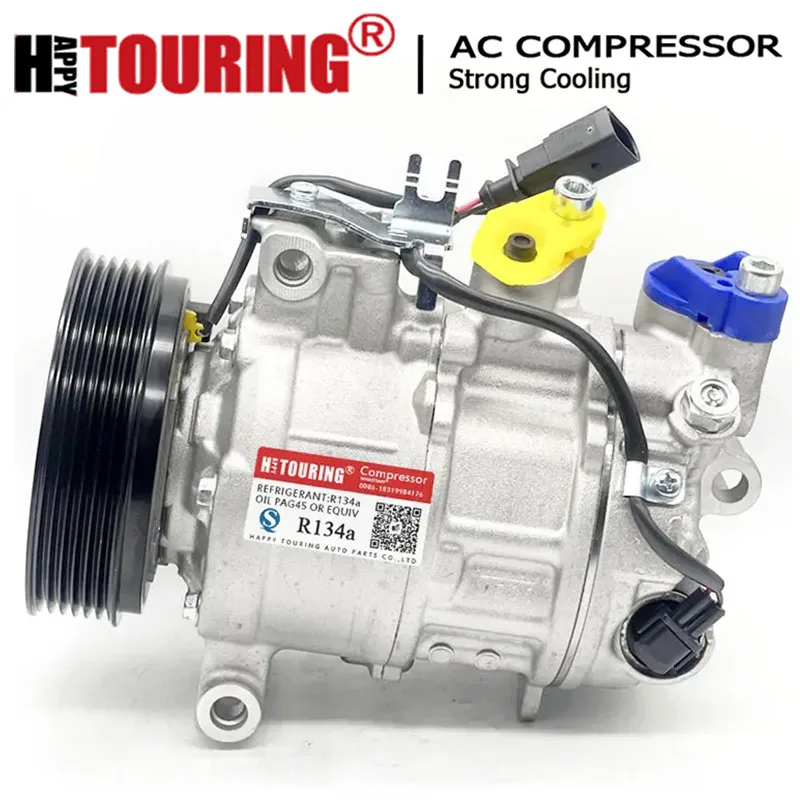 6SAS14C AC Compressor for AUDI Q7 C7 A6 A7 3.0L 2016 2017 2018 2019 ...