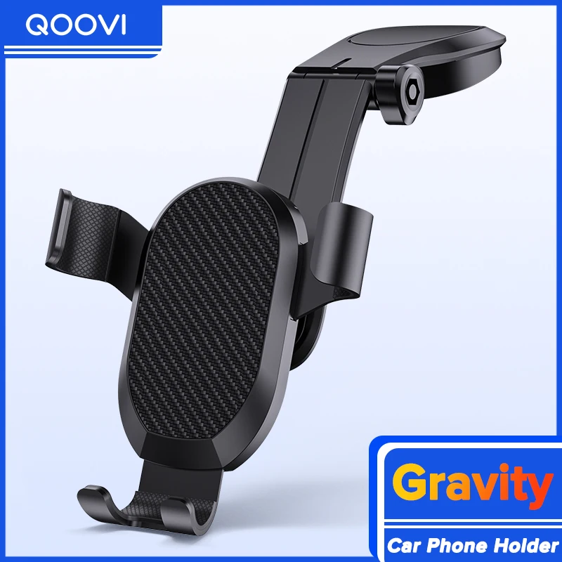 QOOVI-Car-Phone-Holder-Smartphone-Mount-Gravity-Cell-Phone-Stand-No ...