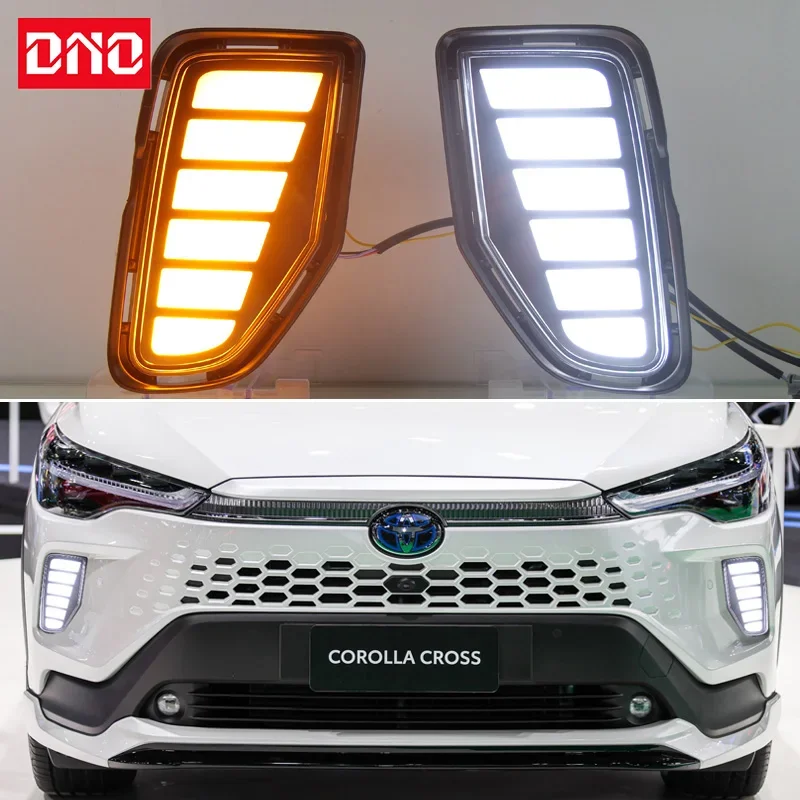 Car LED Daytime Running Light For Toyota Corolla Cross 2024 Dynamic ...