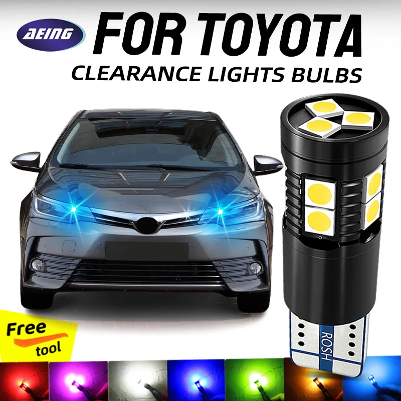 2pcs Car LED Clearance Parking Width Lights Bulbs For Toyota Hilux MK6 ...