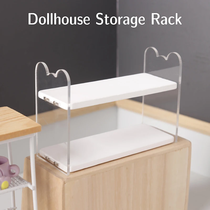1-12-Dollhouse-Miniature-Storage-Rack-Food-Display-Stand-Mini-Shelves ...